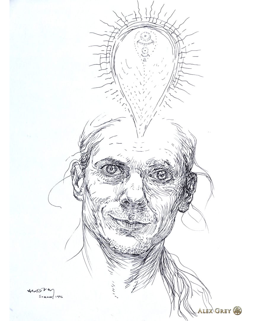 Self-Portrait (Age 21) by Alex Grey