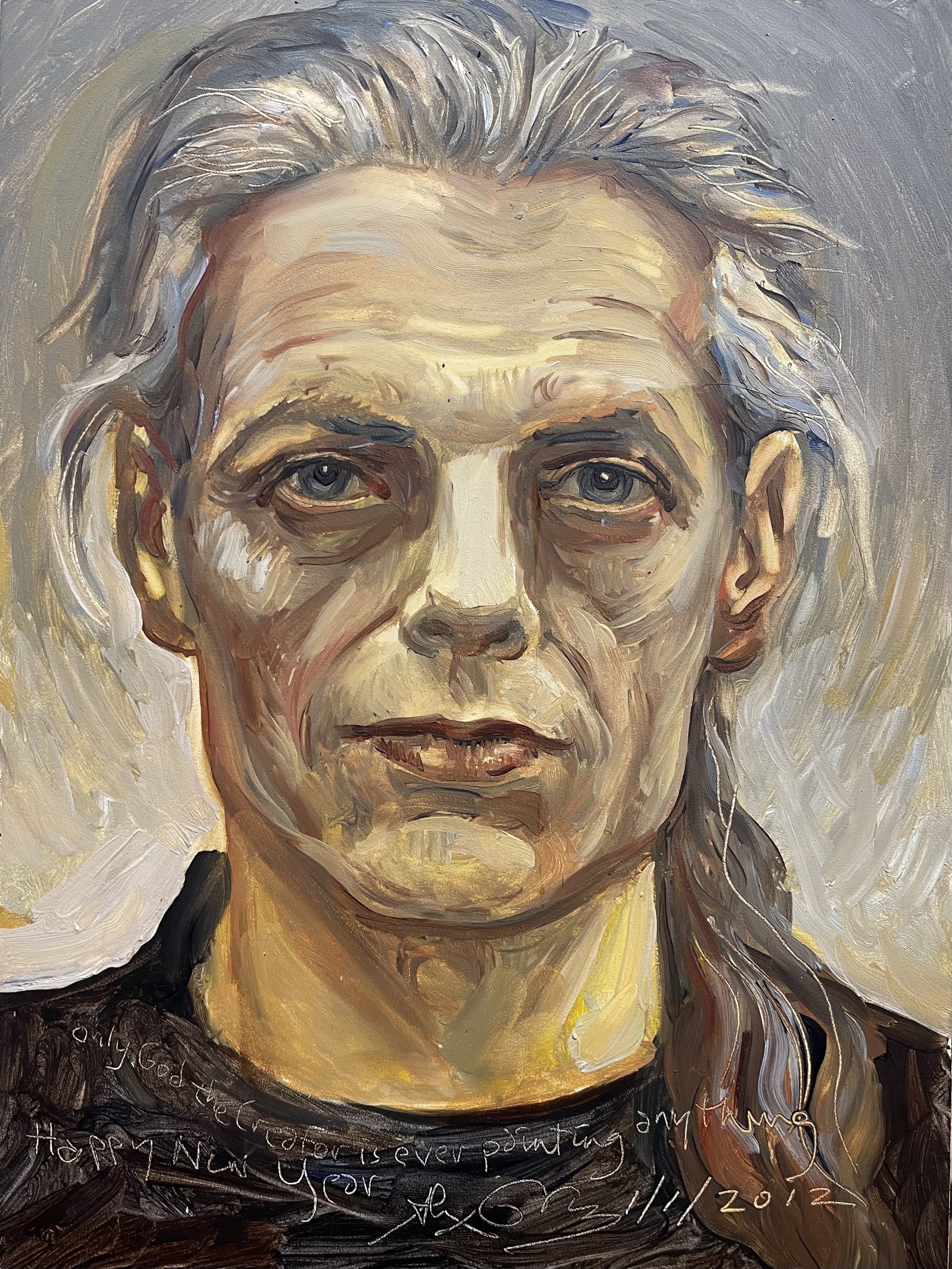 Self-Portrait (Age 21) by Alex Grey